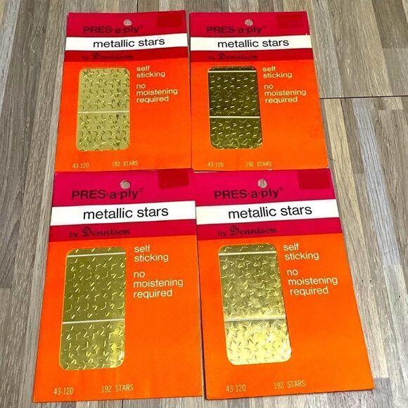 Art | Goldstar Stickers Vintage School Teacher Stickers Earn A Gold ...